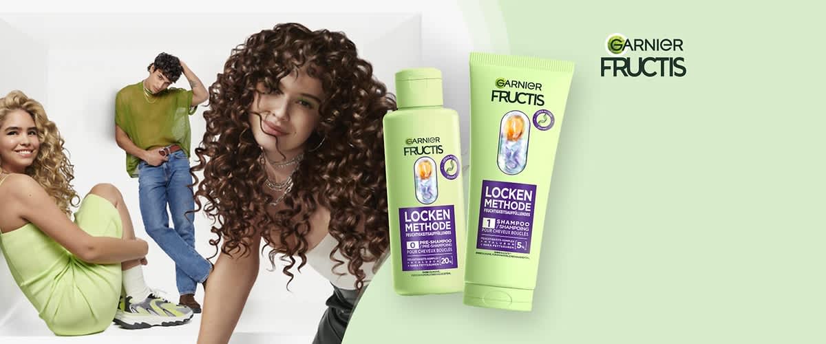 Für Feuchtigkeit & Bounce: Garnier Fructis Locken Methode | dm